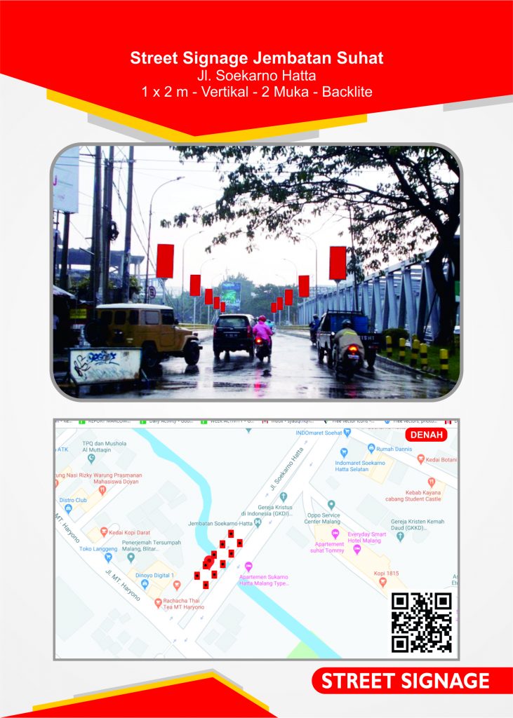 Street Signage Jembatan Suhat - Jade Indopratama