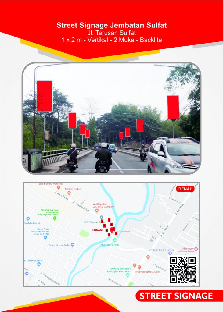 Street Signage Jembatan Sulfat - Jade Indopratama